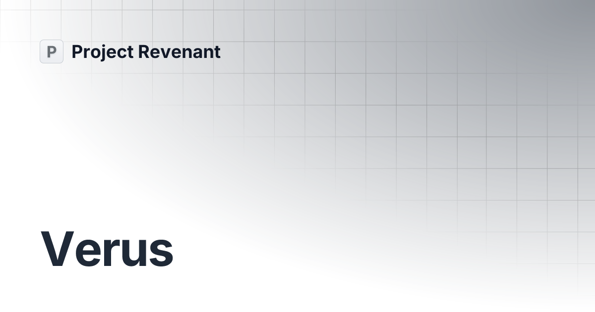 Verus | Project Revenant
